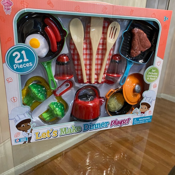 Gourmet Play | Toys | Gourmet Play Lets Make Dinner 2 Piece Play Set ...